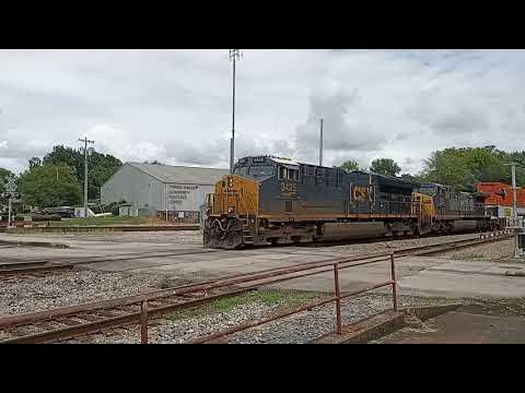 CSX 3425 Leads I129 Through Decatur, AL (7/25/24) - YouTube