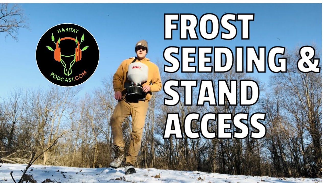 Frost Seeding & Tree Stand Access Tips How To Deer Hunt DIY Habitat ...
