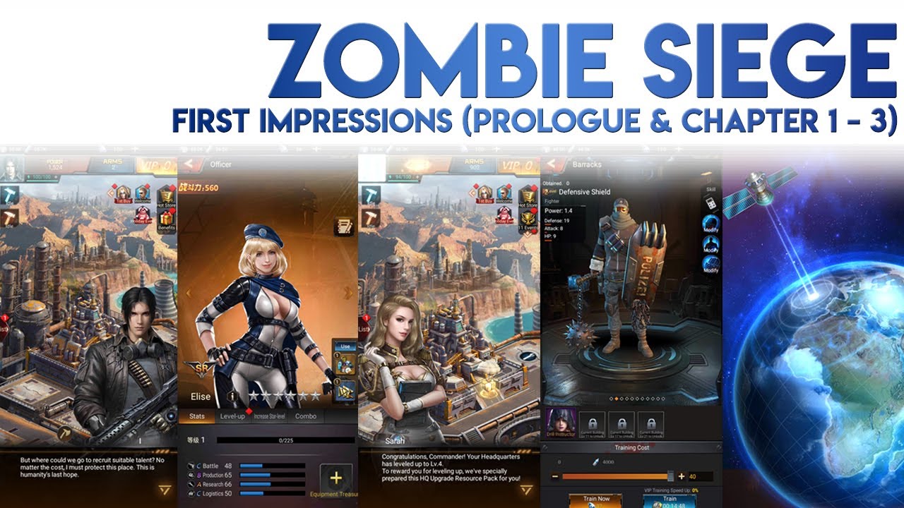 Zombie Siege Last Civilization First Impressions [Chapter 1-3] - YouTube