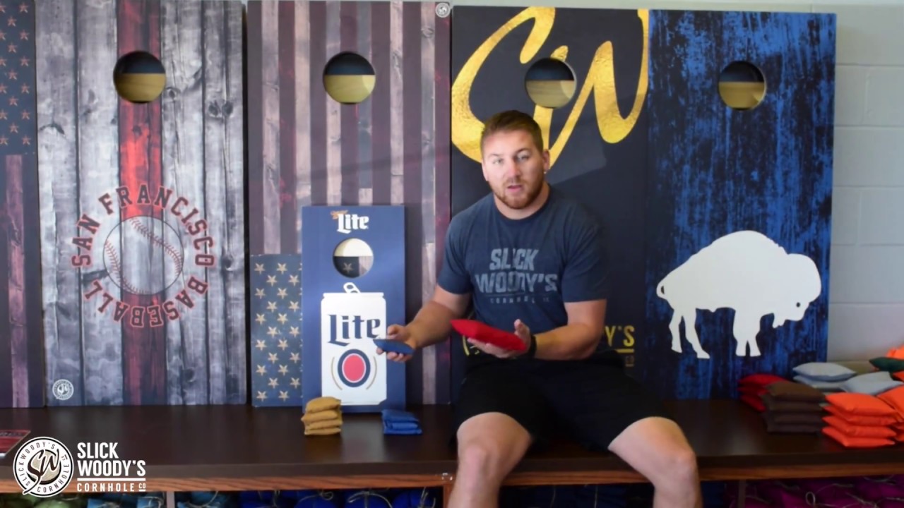 Junior Size Cornhole Bags | Cornhole FAQ - YouTube