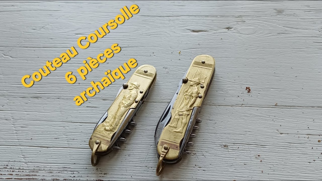 2: Test du couteau Coursolle 6 pièces, qui est resté dans les années 50 ...