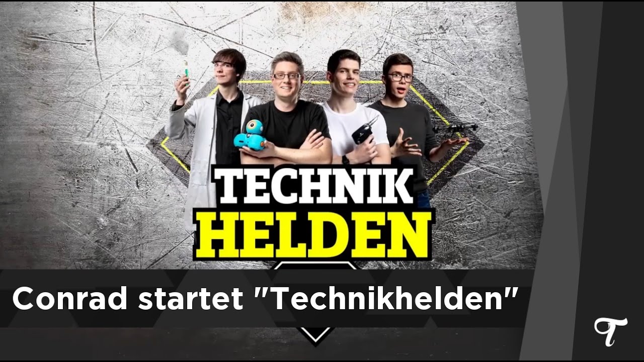 Conrad startet Technikhelden mit Techtastisch, Technikfaultier uvm. - YouTube