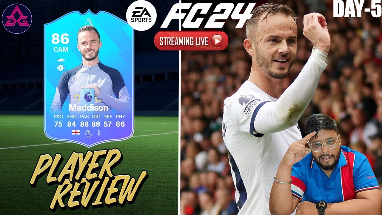 EaFc 24 - Day 5 - POTM James Maddison Card Review- Division Rival Grind ...
