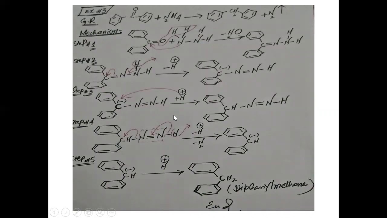 WOLF KISHNER REDUCTION PART 2, ORGANIC CHEMISTRY, 316 - YouTube