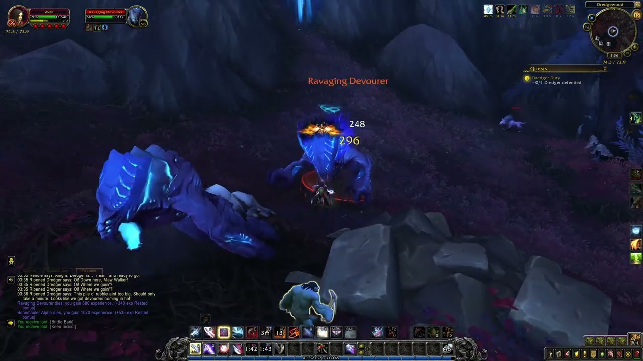 Dredger Duty - World Of Warcraft : Shadowlands - YouTube