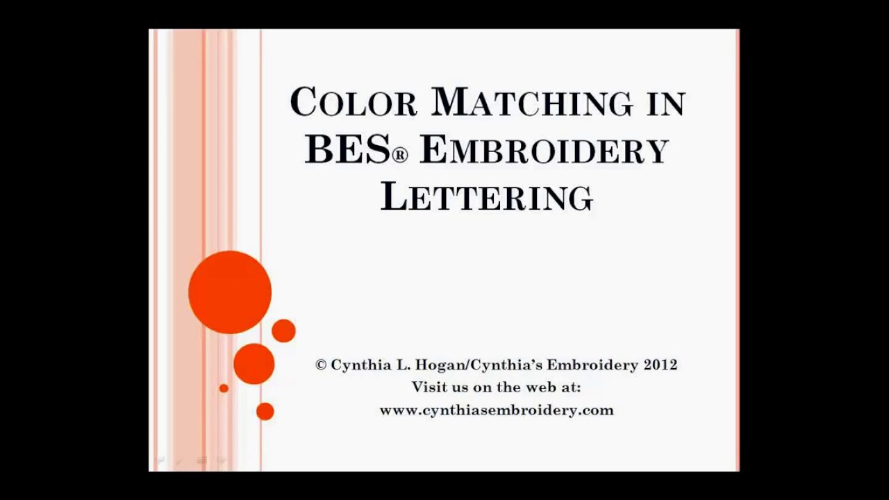 How to Color Match Lettering in BES - YouTube