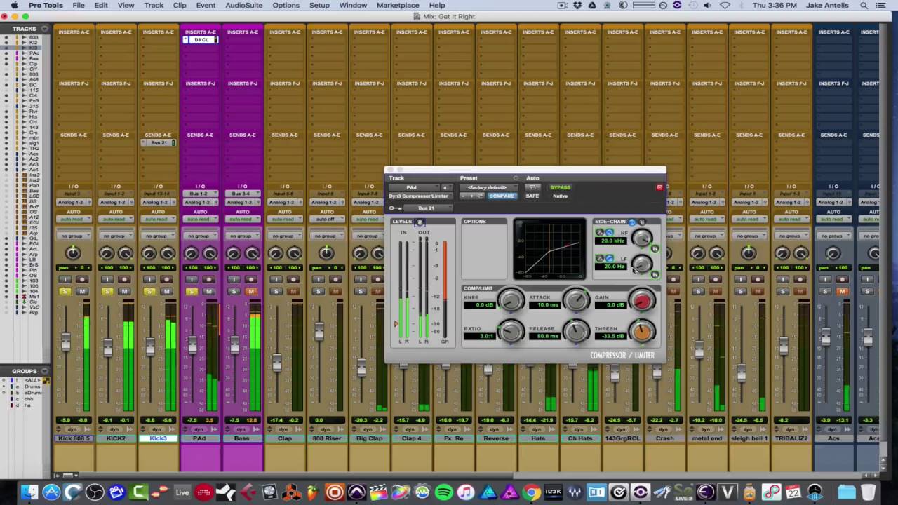 How to sidechain in pro tools - taiafantastic
