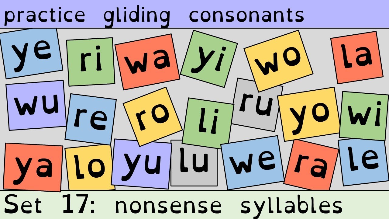 Set 17: L, R, W, and Y English pronunciation practice. Free English ...