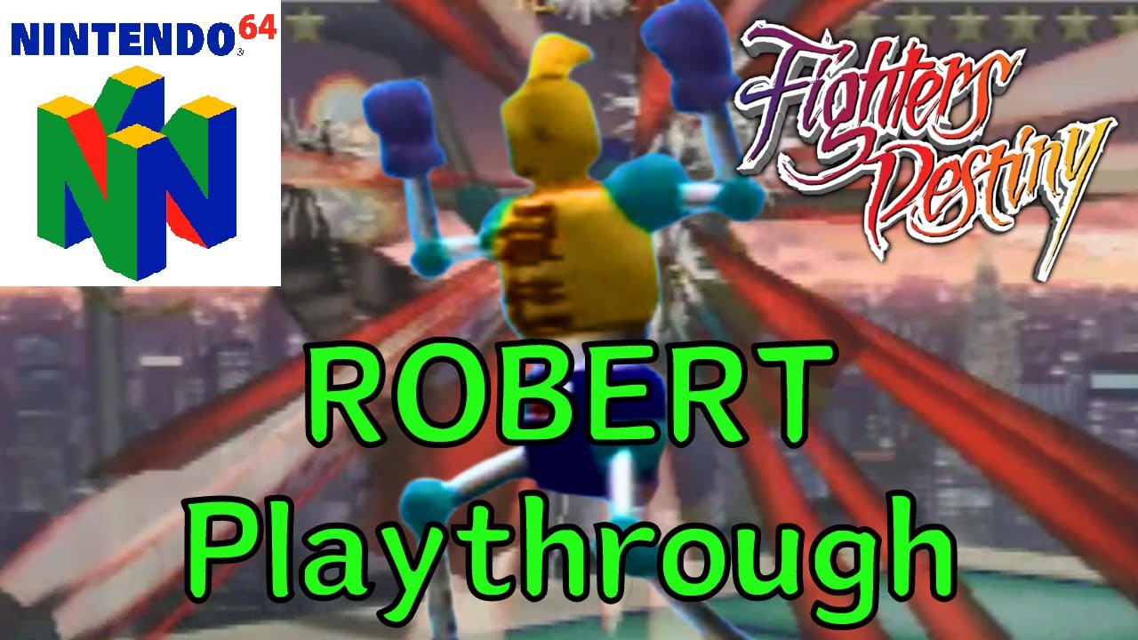 Fighters Destiny (Nintendo 64) - ROBERT Playthrough [Crazy Difficulty ...