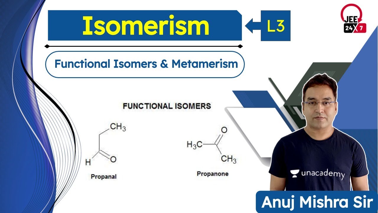 JEE Chemistry: Isomerism L3 | Functional Isomers & Metamerism | JEE ...