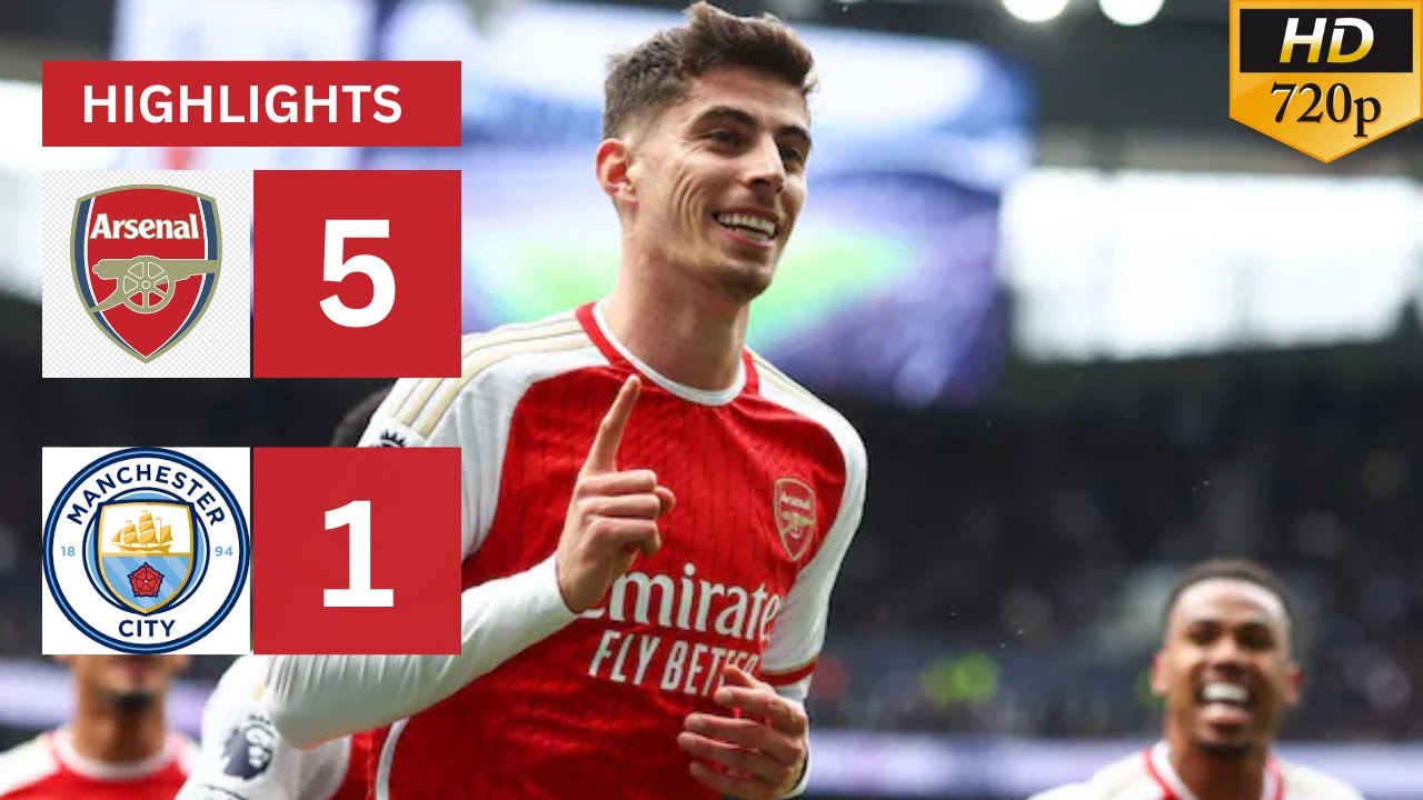 PREMIER LEAGUE HIGHLIGHTS | Arsenal 5-1 Manchester City | 2025 - YouTube