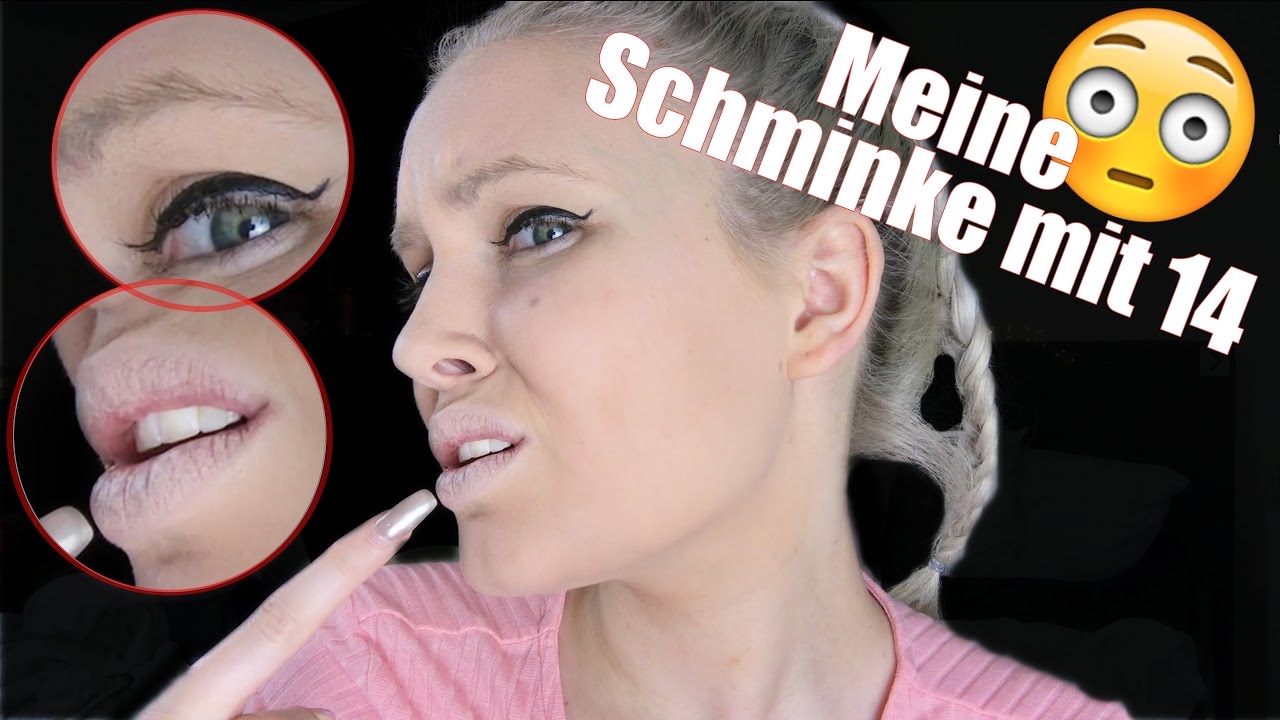 So Habe Ich Mich Mit 14 Geschminkt 😳 Sarah Foxx Youtube