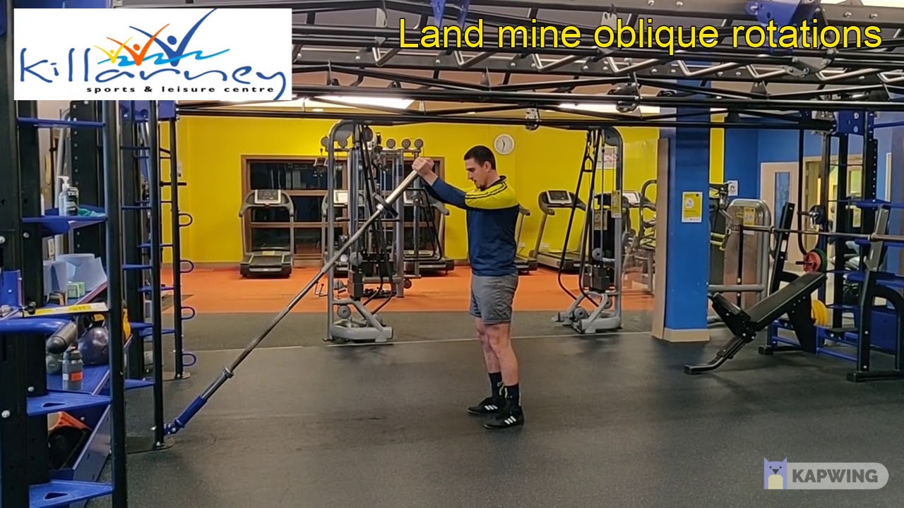 Land mine rotations - YouTube