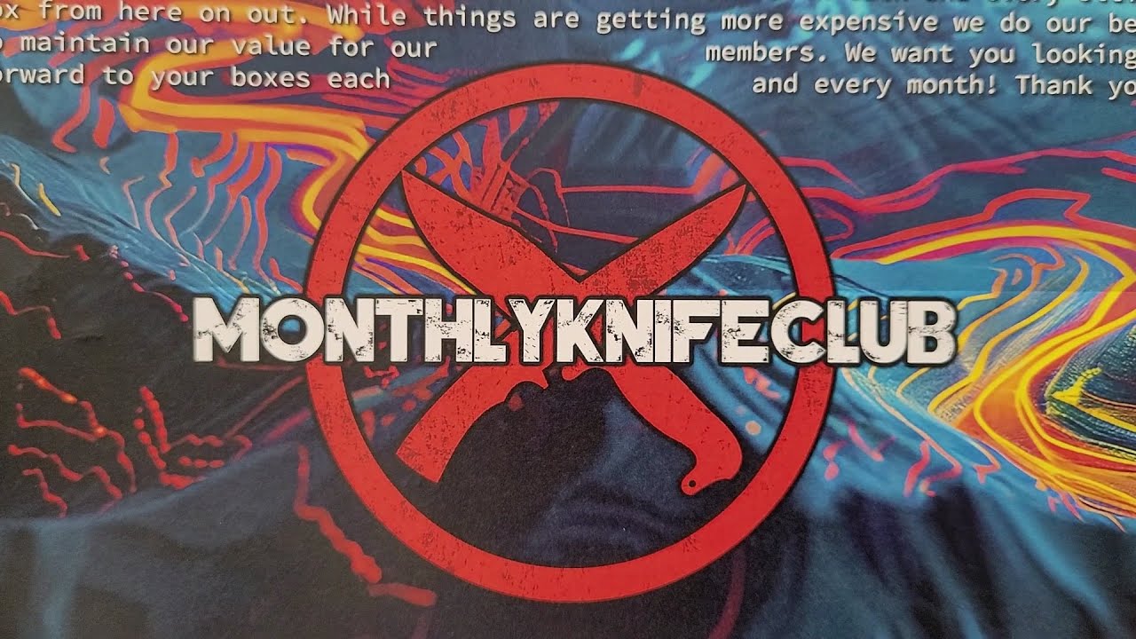 Monthly Knife Club Name Brand Ultimate Unboxing August 2024 - YouTube