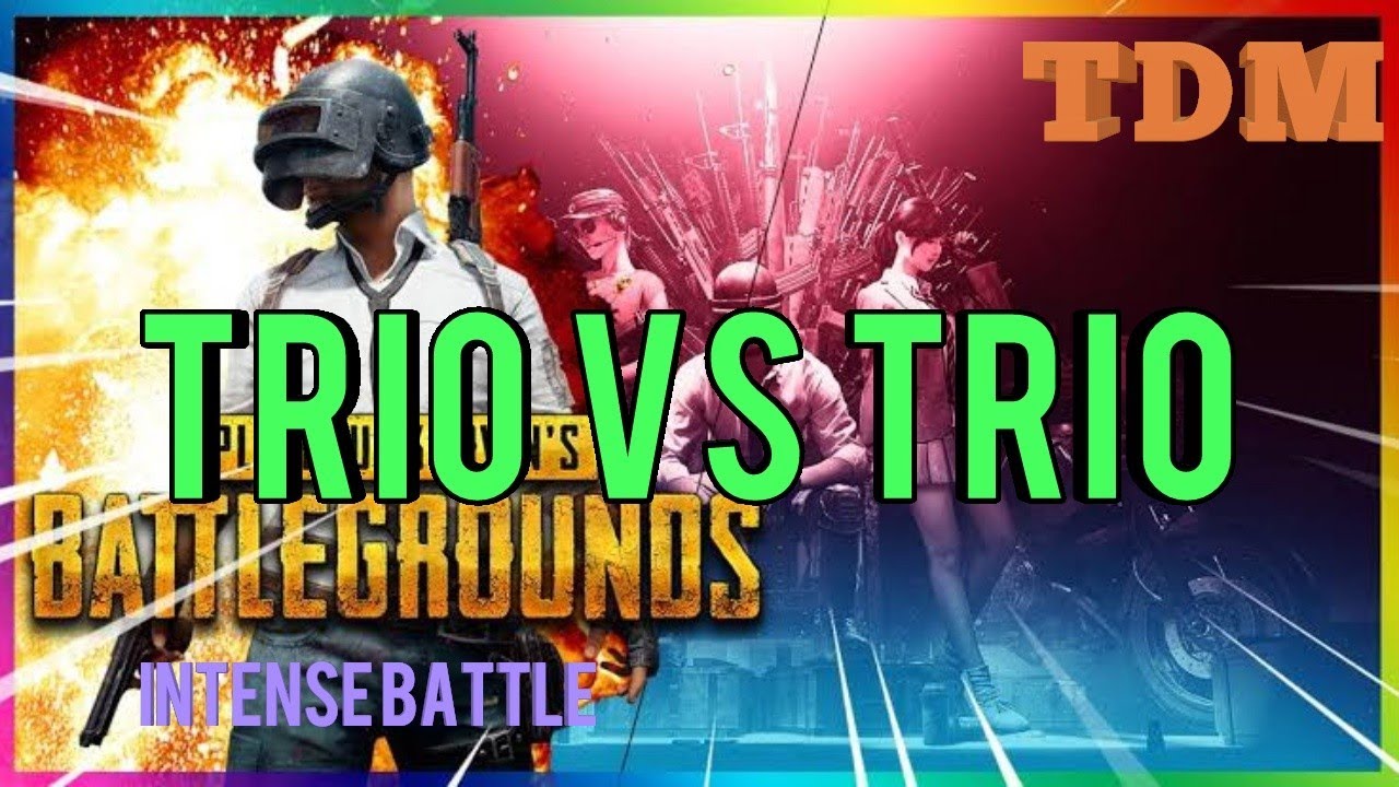 TRIO VS TRIO |LETS SEE WHO WIN | INTENSE BATTLE | AWESOME GAMEPLAY |TDM ...