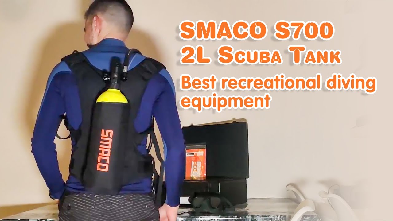 Enjoy Your Diving Time with SMACO S700 2L Scuba Tank! - YouTube