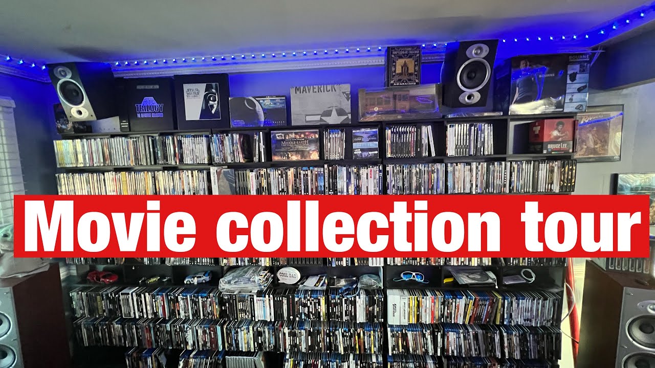 Movie collection tour. New movies added! - YouTube