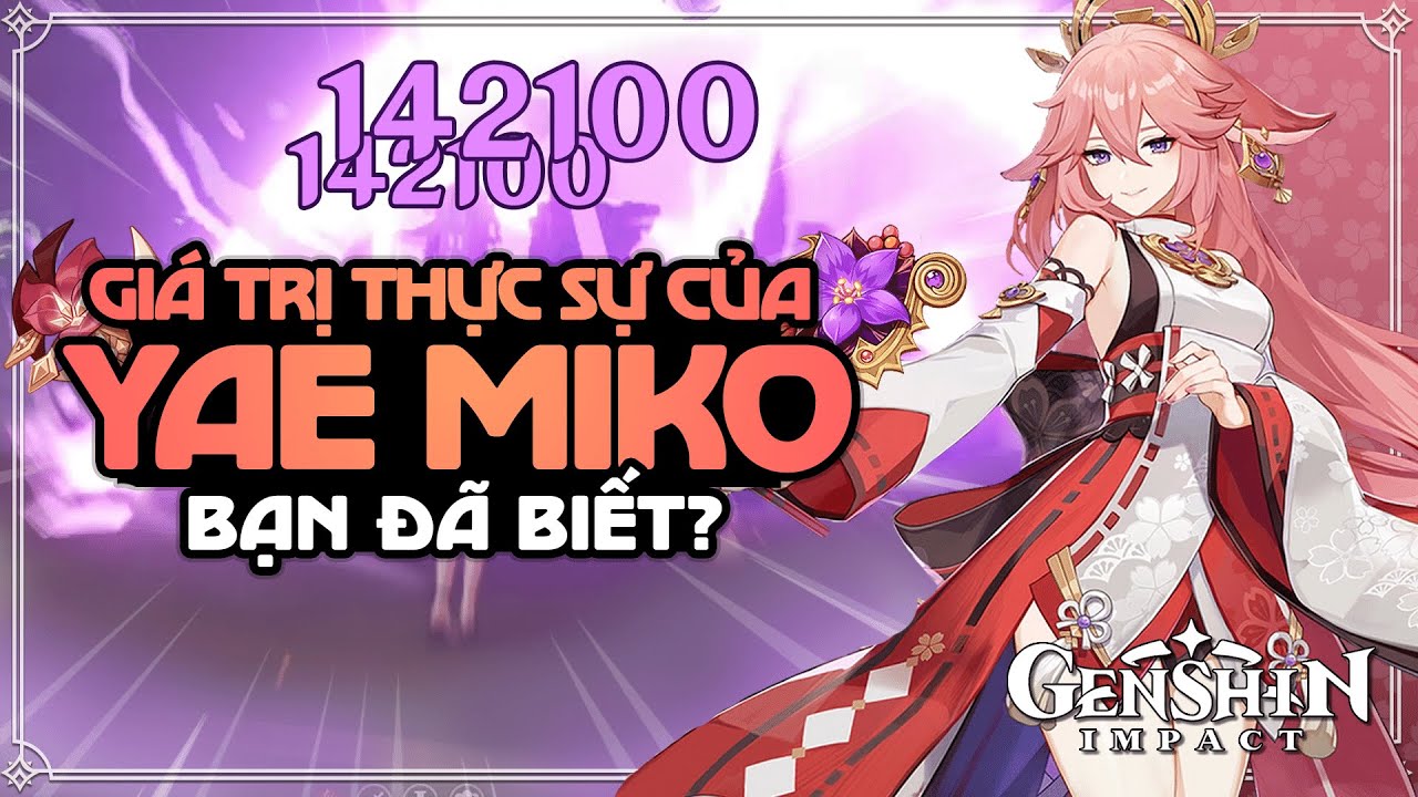 YAE MIKO BUILD GUIDE | HƯỚNG DẪN CÓ TÂM | GENSHIN IMPACT - YouTube