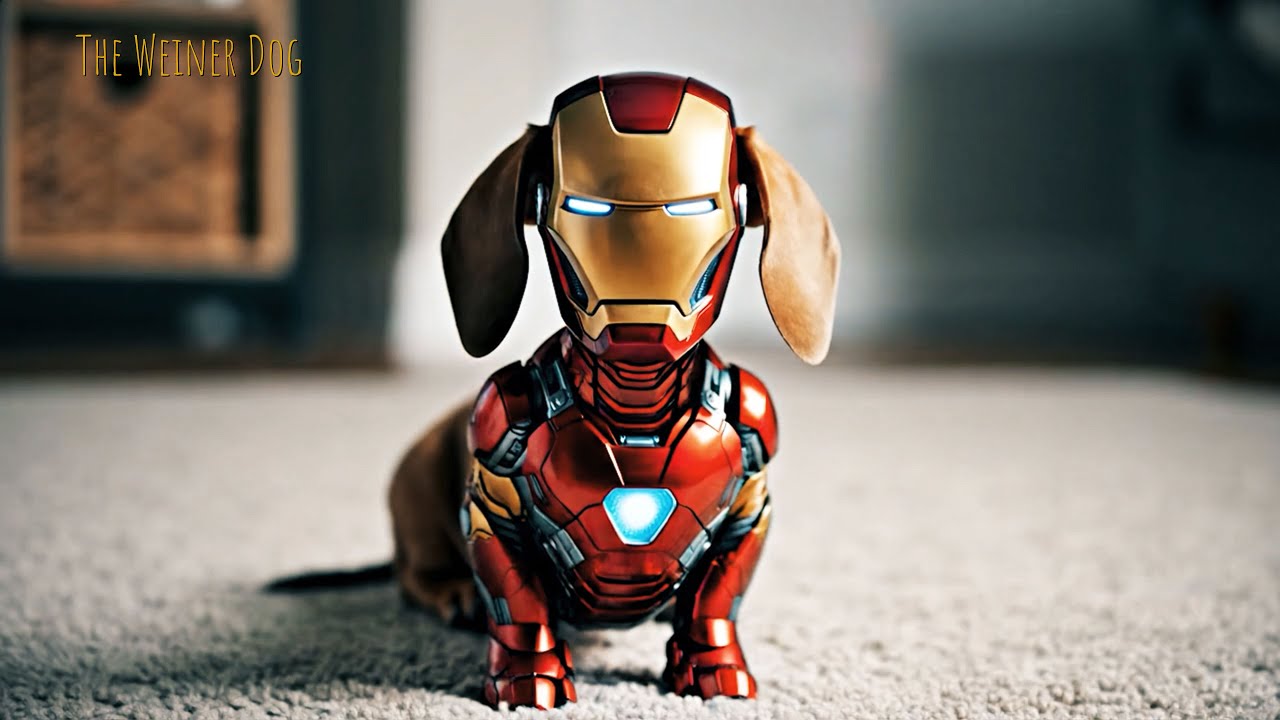 Mini Dachshund Turns Into Iron Man… You Have to See This! 🔥🐾 - YouTube