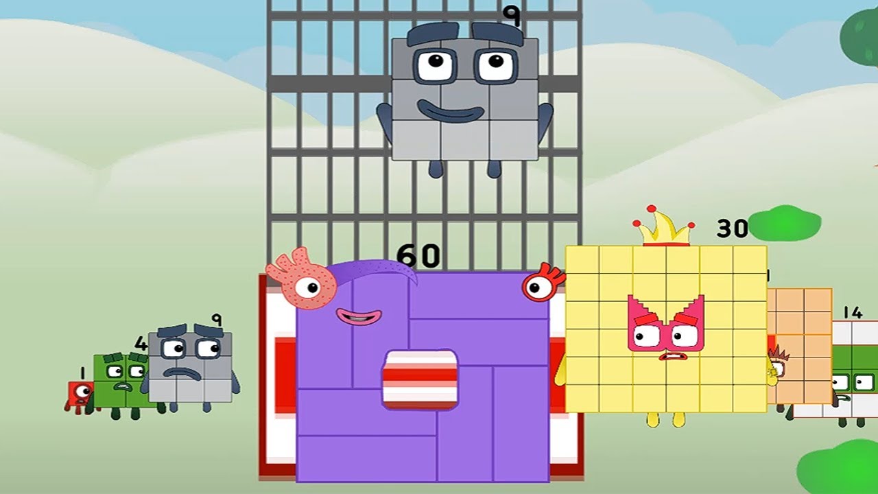 Numberblocks Season 5: Square on the Moon but Dozenalblocks - YouTube