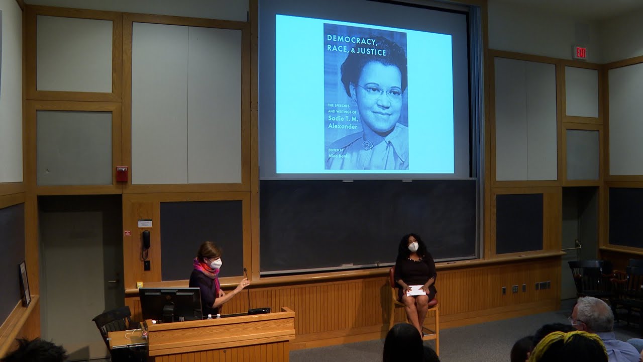 Sadie Alexander: Race, Historical Memory, and Black Liberation - YouTube