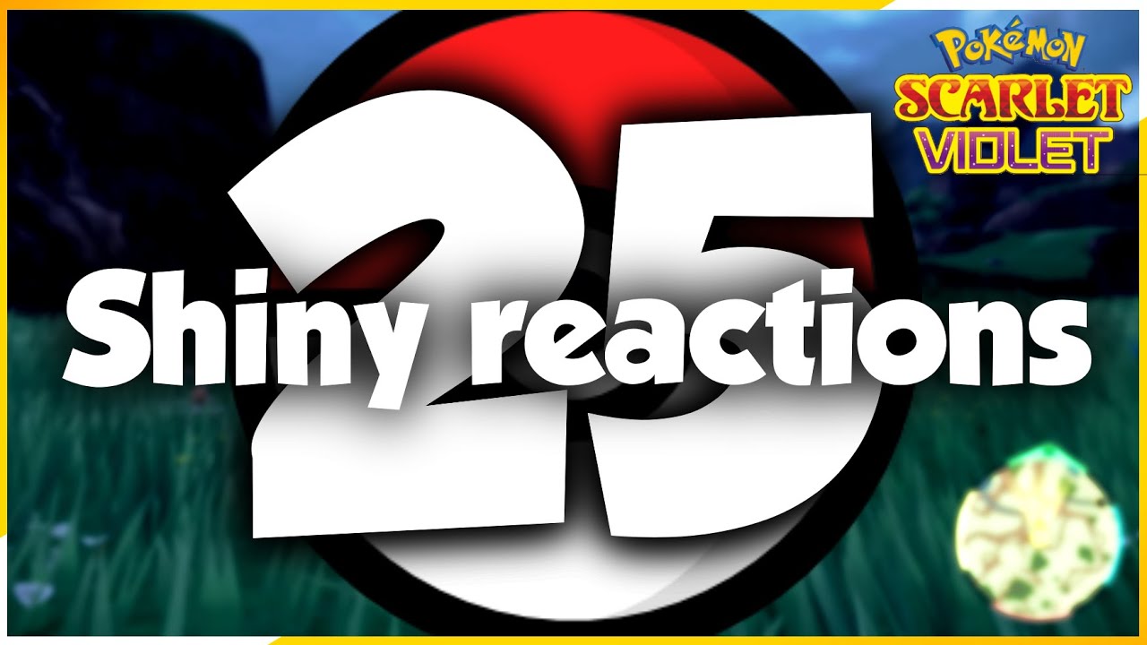 25 Shiny Reactions {Pokemon Scarlet & Violet} - YouTube