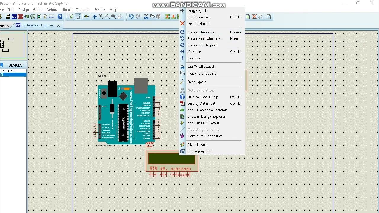simulasi proteus arduino.LCD 16x2 - YouTube