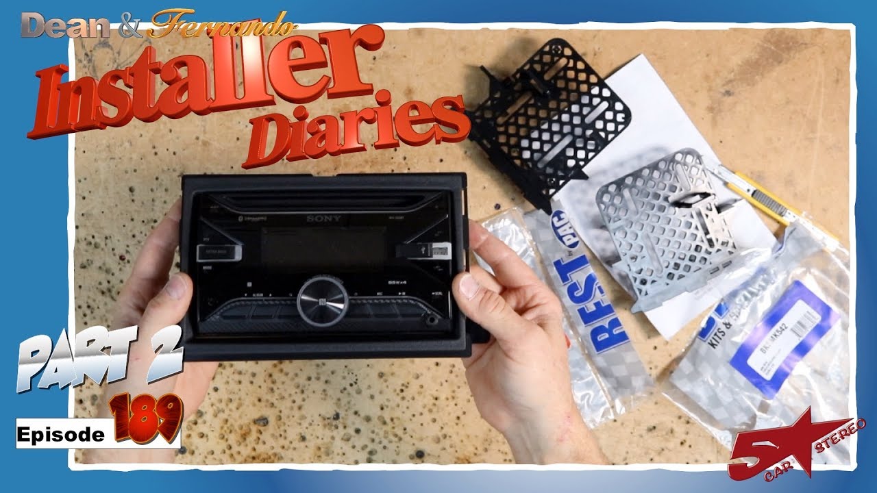 Next a Sony car radio and Pac Audio Dash kit Ford Fusion Installer ...