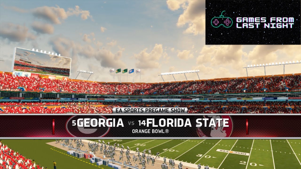 EA Sports NCAA Football 14 | Exhibition Game - Georgia vs Florida State ...