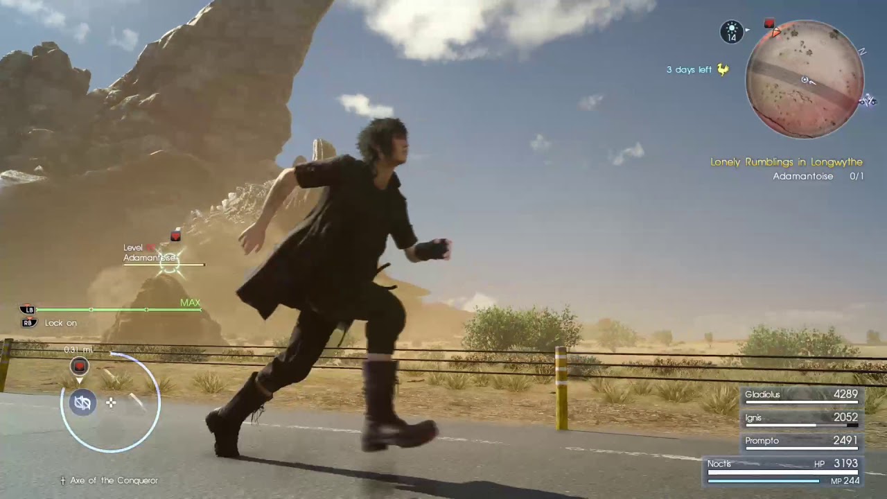 FFXV Xbox One X Enhanced 4K Gameplay. - YouTube