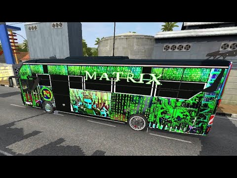 NEW NGANYA NEON MATRIX KENYA BUSSID LIVERY / SKIN - YouTube