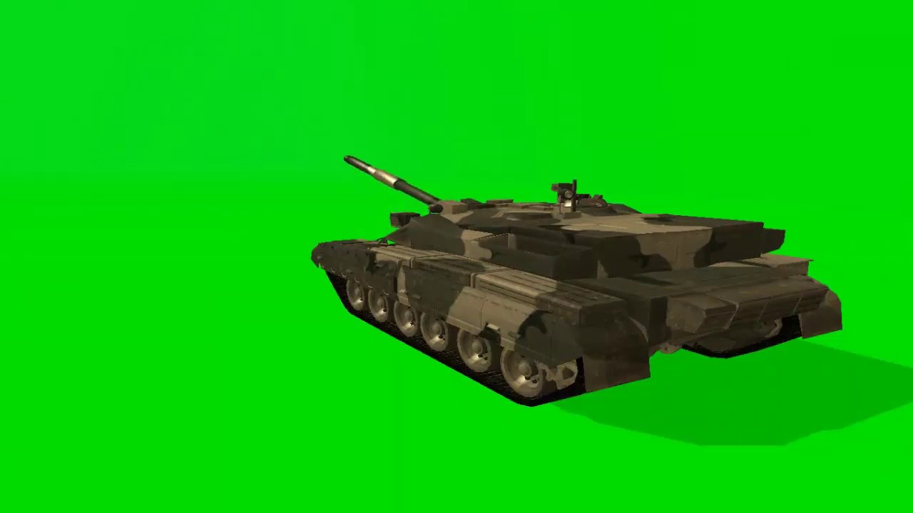 Free Green Screen Army Tank Stock Video Footage #13 Chroma Key Panzer ...