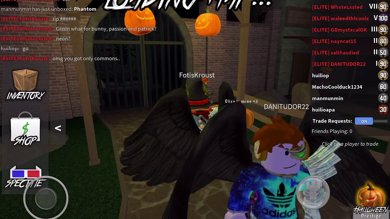 Roblox | MM2 trying to unbox the new Halloween godly (I GOT PUMPKING ...