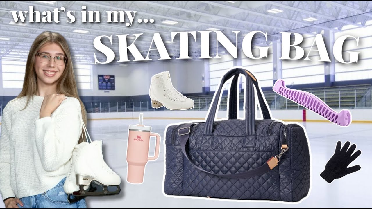 WHAT'S IN MY FIGURE SKATING BAG | my skating essentials! - YouTube