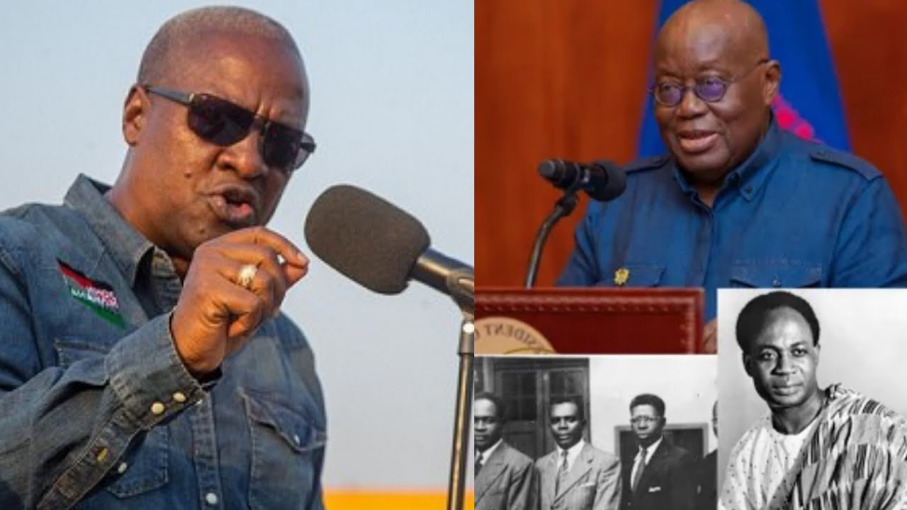 Mahama angry fires and replied Nana Addo over Kwame Nkrumahs founders ...