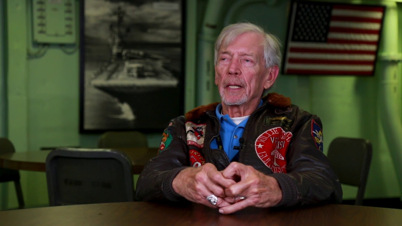 William Sharp talks about being shot down during a mission and escaping ...