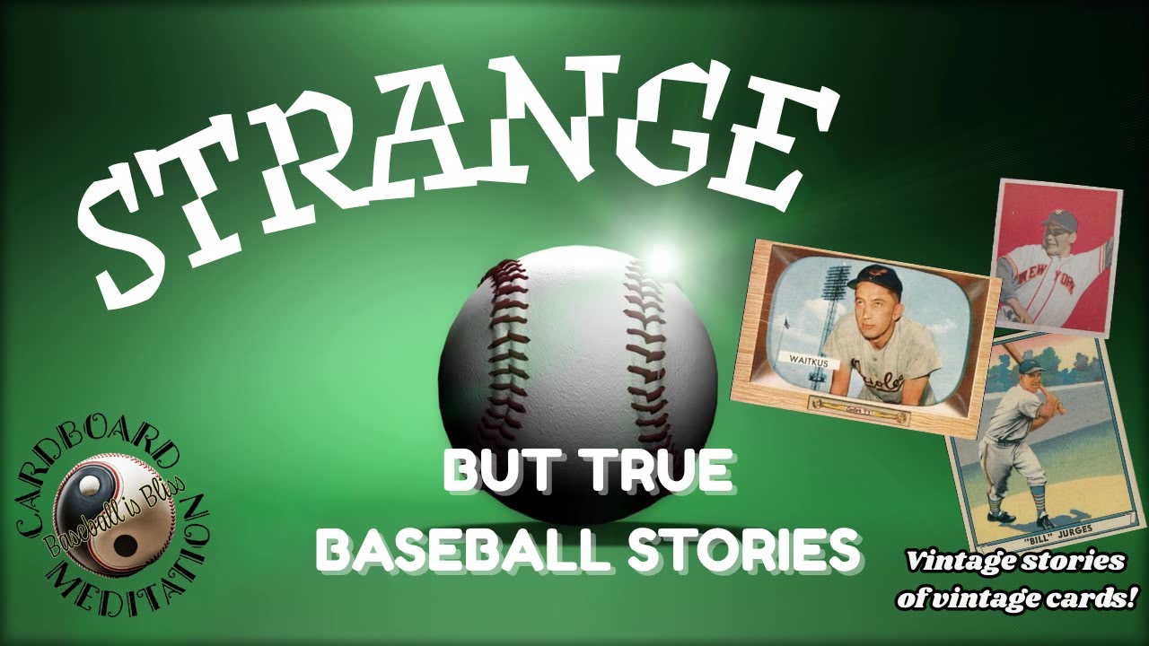 Here are some vintage stories about vintage cards...strange but true ...