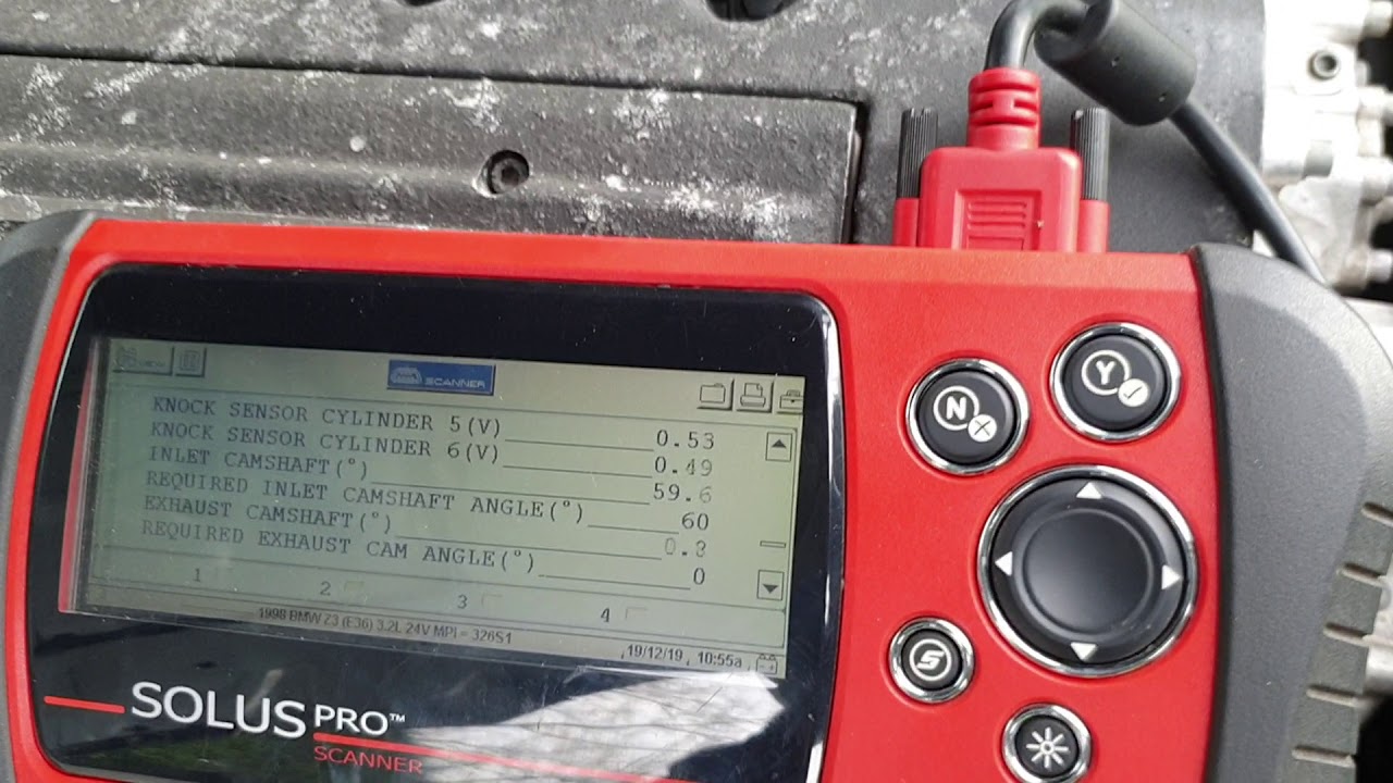 BMW Z3 M S50 live data via Snap On Solus Pro Scanner - YouTube