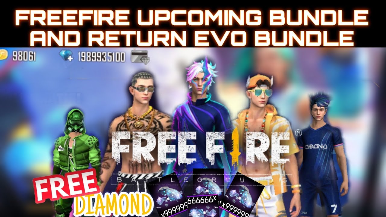 FREEFIRE FREE DIAMOND|| UPCOMING NEW BUNDLE||CRONO END CR7 ...