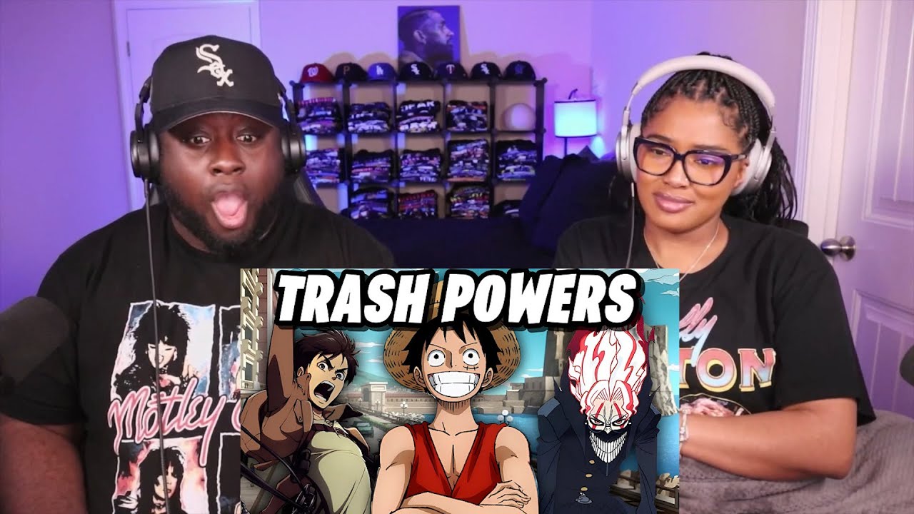 Kidd and Cee Reacts To TRASH ANIME POWERS 2 - YouTube