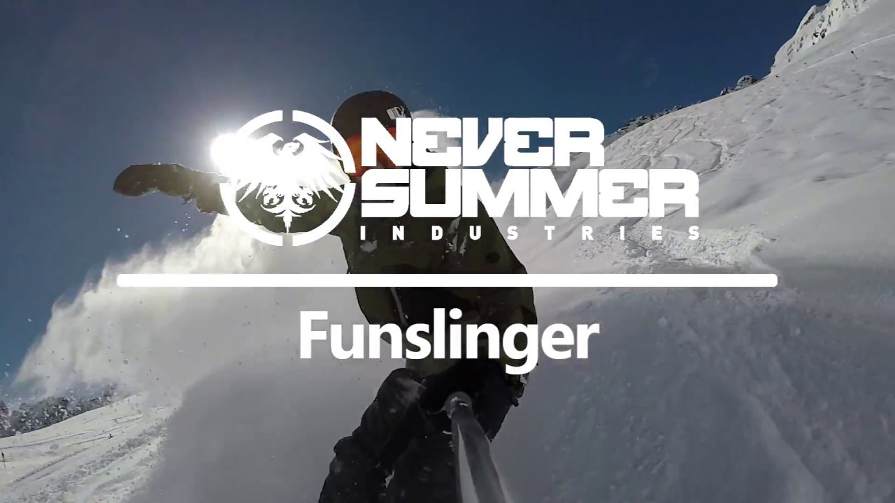 Never Summer Funslinger 2018 Snowboard Review - YouTube