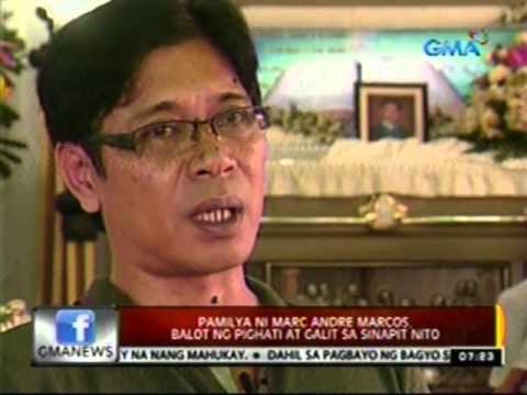 24 Oras: Pamilya ni Marc Andrei Marcos, balot ng pighati at galit sa ...