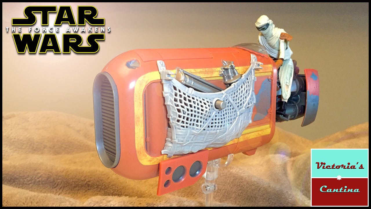 Star Wars The Force Awakens Rey's Speeder Review - YouTube
