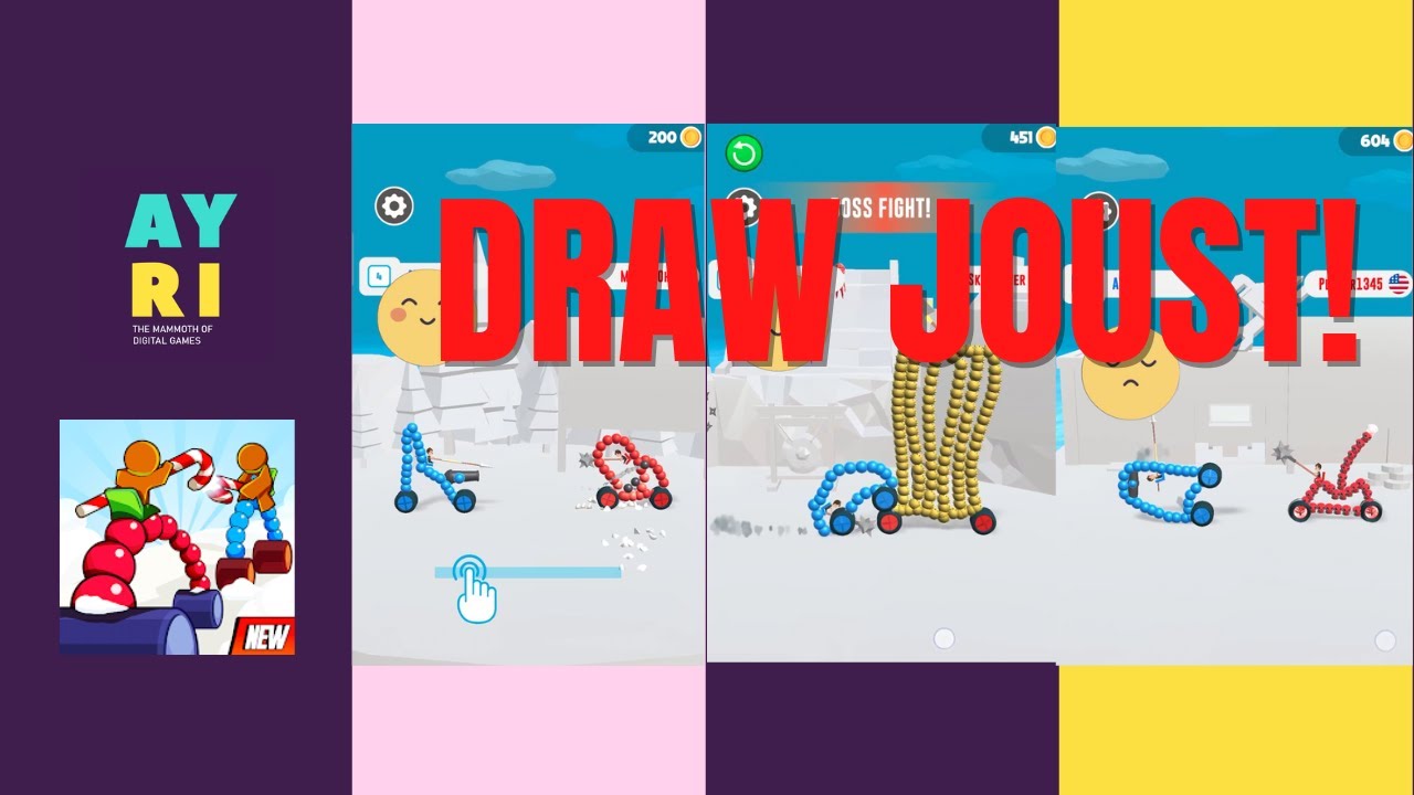 Draw Joust! game for Mobile and Tablet - YouTube