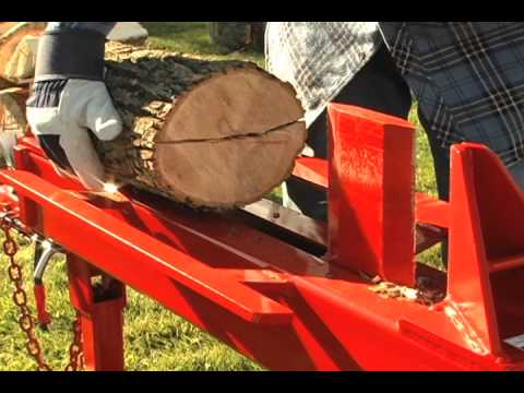 Model 3255, fast and safe log splitter - YouTube