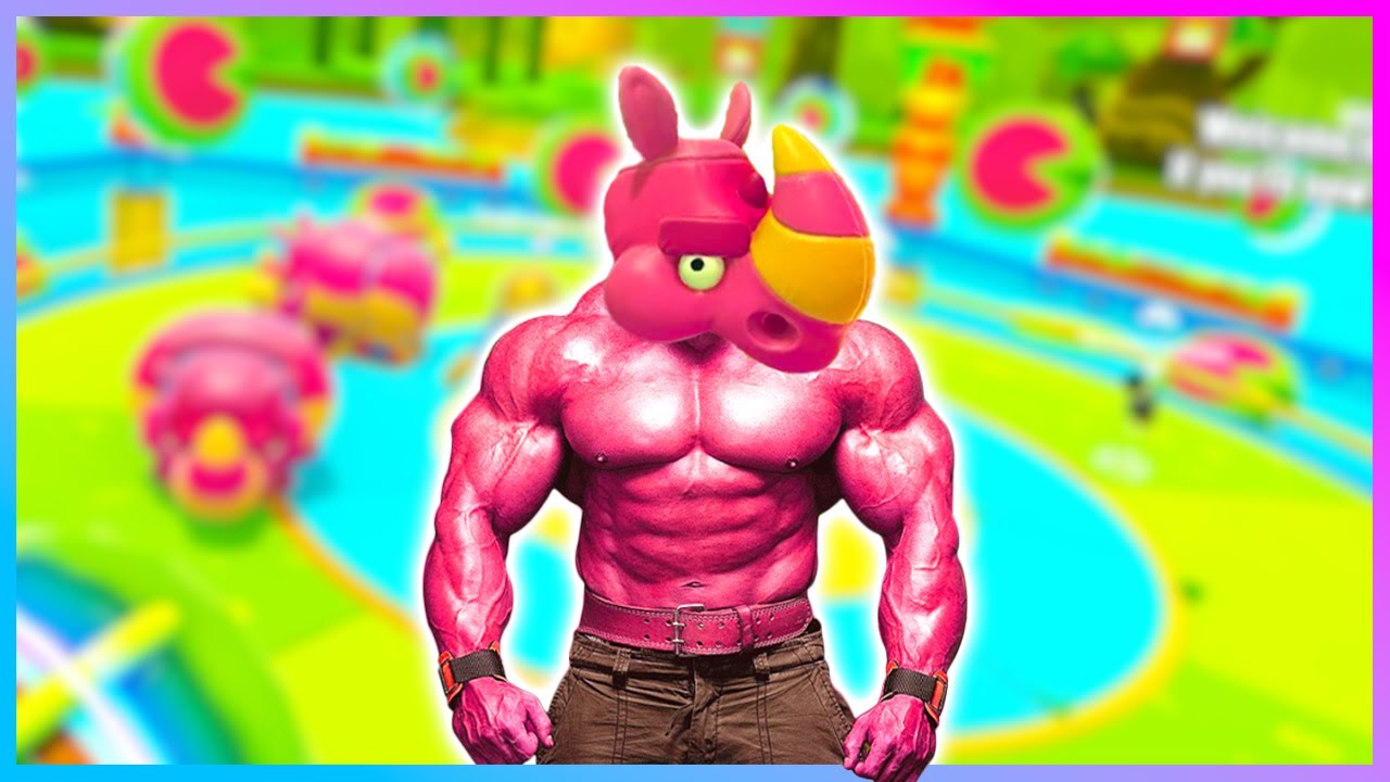 The GigaChad Rhino won't STOP! | Fall Guys - YouTube