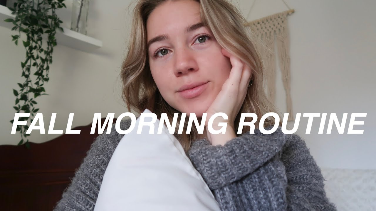 REALISTIC Fall Morning Routine | Healthy & Productive - YouTube