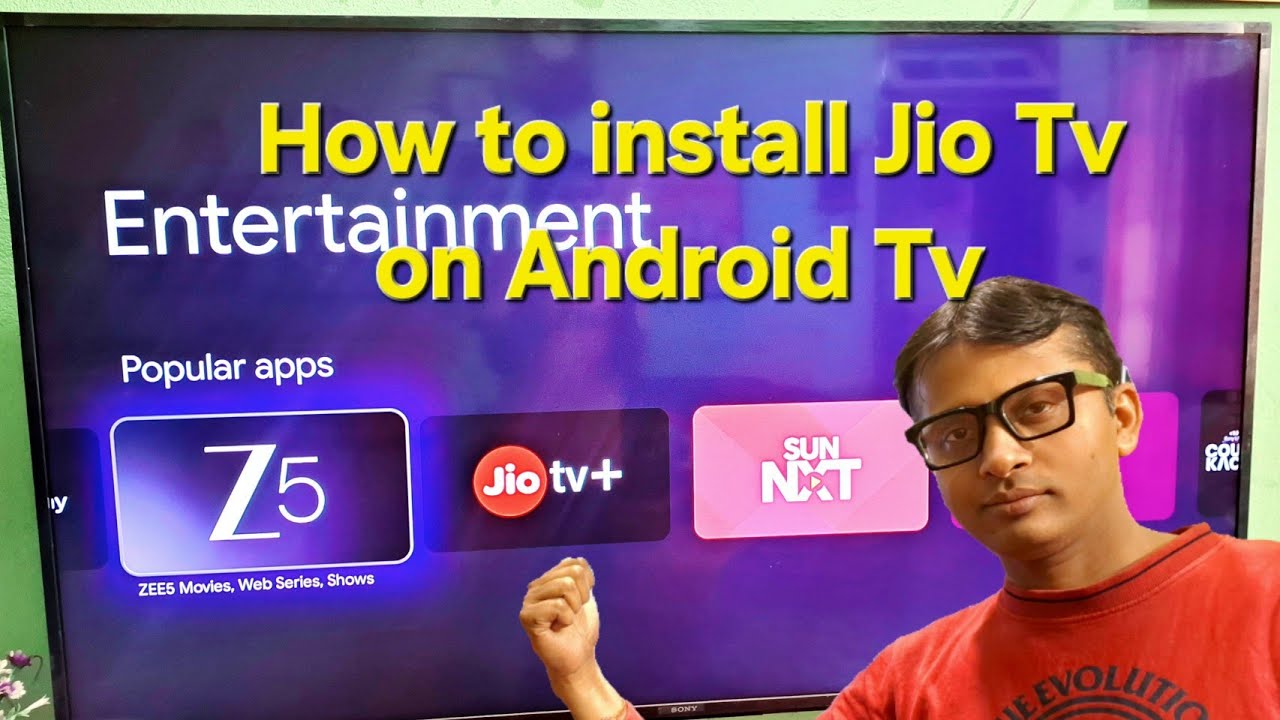 How To install Jio Tv App in Android tv | Jio tv Ko Smart Tv or Android ...