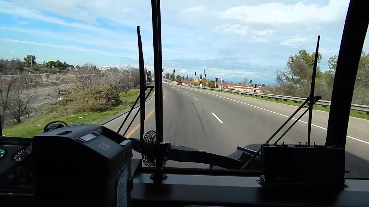 FAX Bus on Freeway (Gillig BRT) - YouTube