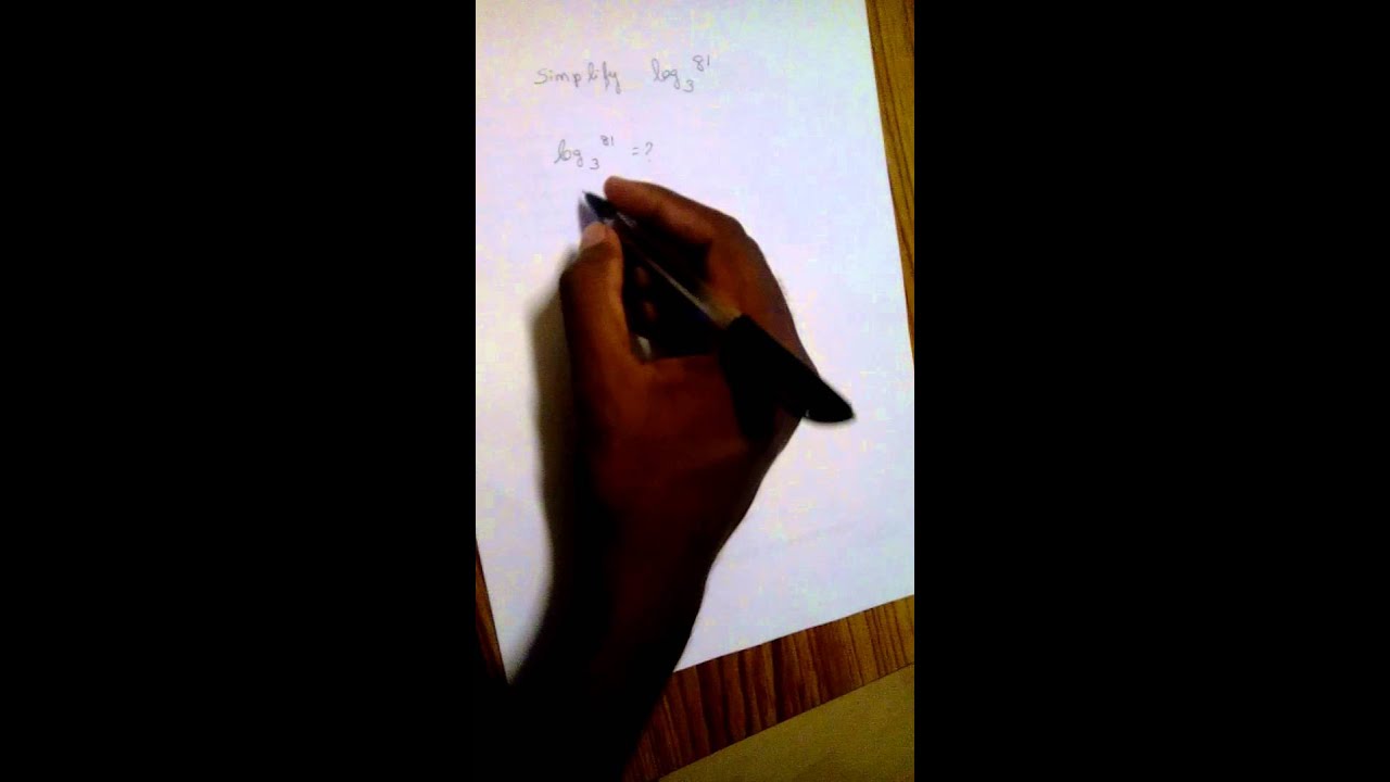Simplify Log3 81 YouTube simplify-log3-81-youtube